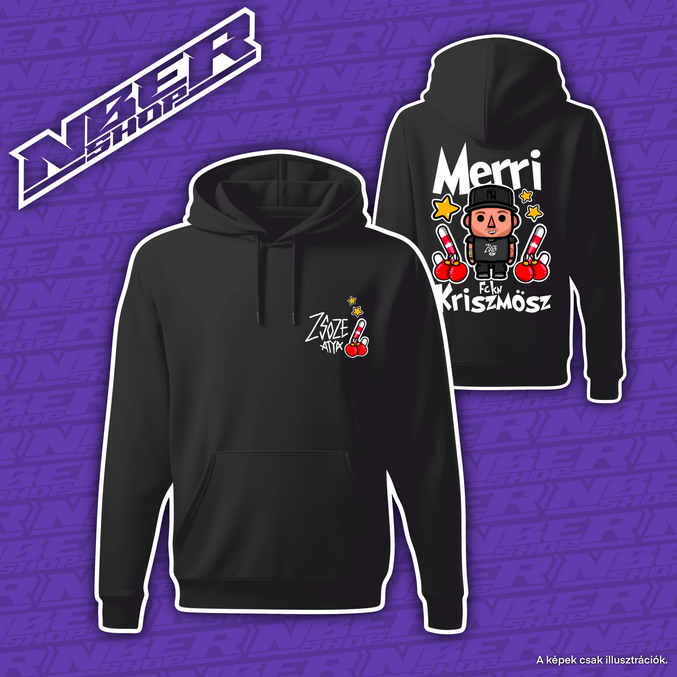 Zsoze - Merri Xmass Pulcsi – Nber Shop